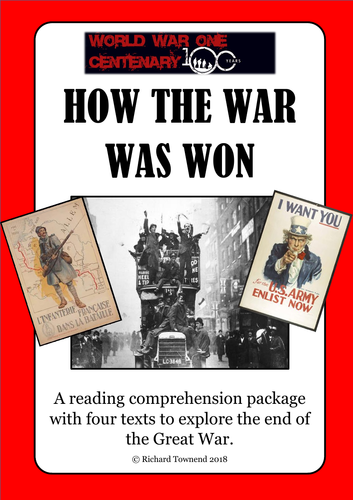 Reading comprehension bundle on World War One and World War Two ...