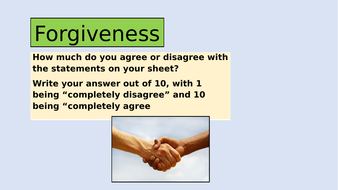 Christian View on Forgiveness | Teaching Resources