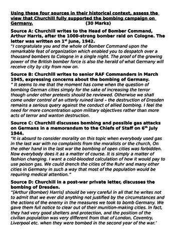 OCR A-Level History Unit Y113 - Lessons 19-20 - Churchill as Wartime ...