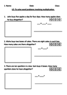 Year 3 BUMPER Multiplication Resources 3,4,8 times tables, grid ...