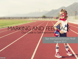 Marking and Feedback CPD | Teaching Resources