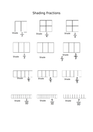 Shading fractions Presentation and worksheet | Teaching Resources