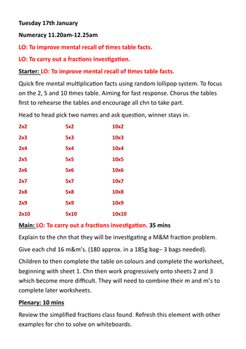 Year 3 Fractions Resources and Lesson Plans, Fluency, Reasoning and ...