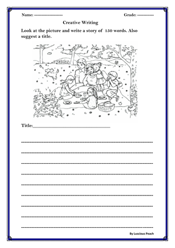 Creative Writing story prompt junior school | Teaching Resources