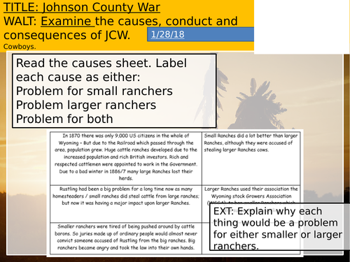 Johnson County War: Causes, conduct, consequences. (American West ...
