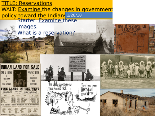 Reservations (American West (Edexcel history 9-1)) | Teaching Resources