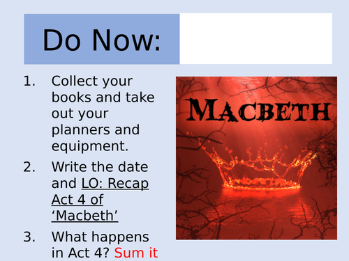 Macbeth REVISION Bundle | Teaching Resources