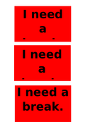 I need a break cards and rules | Teaching Resources