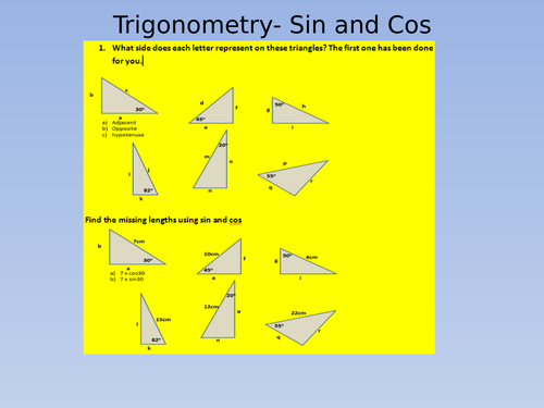 GCSE Higher Trigonometry Revision Questions | Teaching Resources GCSE Higher Trigonometry Revision Questions | Teaching Resources