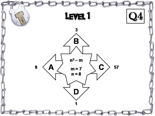 Evaluating Algebraic Expressions Escape Room | Teaching Resources