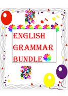 English Grammar Bundle | Teaching Resources