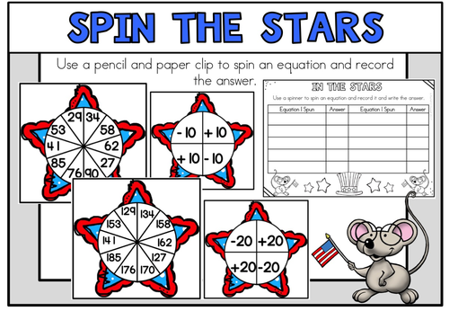 July maths Centers Year 1 Year 2 | Teaching Resources