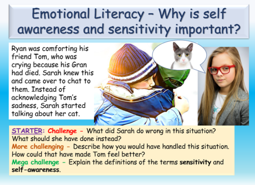 Emotional Literacy - Self Awareness PSHE | Teaching Resources
