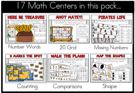 Pirate Math FS2 | Teaching Resources