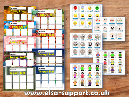 ELSA SUPPORT, PSHE: Emotions Register - Emotional literacy, Emotional ...