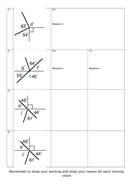 Vertically Opposite Angles - Mastery Lesson | Teaching Resources