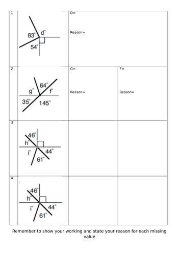 Vertically Opposite Angles - Mastery Lesson | Teaching Resources Vertically Opposite Angles - Mastery Lesson | Teaching Resources