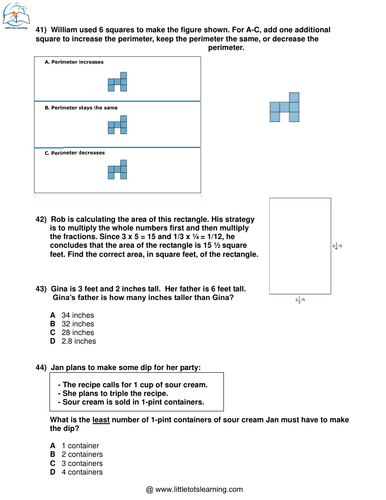 5th Grade Math Assessments {Common Core Aligned} | Teaching Resources