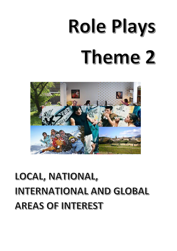 BUNDLE OF FRENCH GCSE ROLE PLAYS - Themes 1, 2 and 3 - SPECIAL OFFER ...