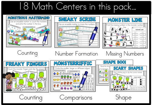 Monster Math FS2 | Teaching Resources