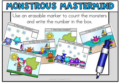 Monster Math FS2 | Teaching Resources