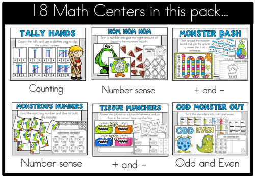 Monster Math FS2 | Teaching Resources