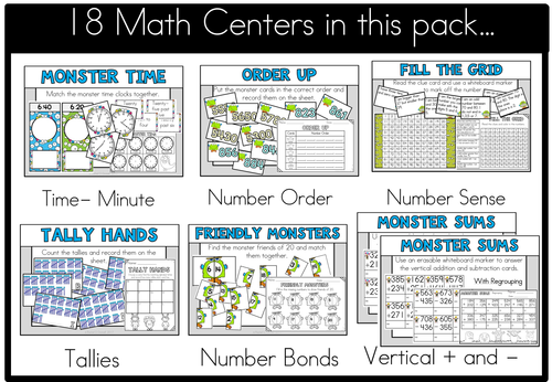 Monster Math Year 2 | Teaching Resources