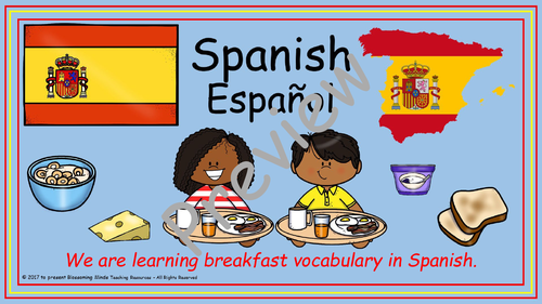 Spanish Breakfast Lesson and Resources | Teaching Resources