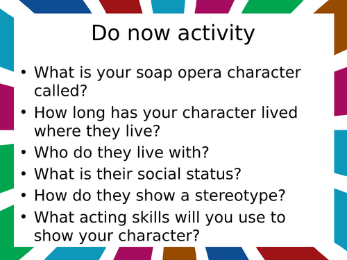 KS3 Drama - Soap Opera Unit | Teaching Resources