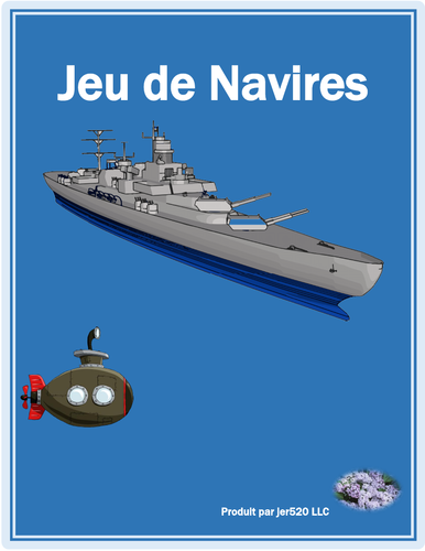 Adjectifs (French Adjectives) Bataille navale Battleship | Teaching ...