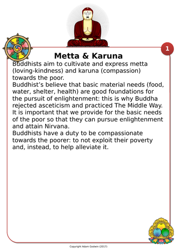 Wealth & Poverty - Buddhist & Christian Views (GCSE Buddhism - Human ...