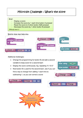 BBC Microbit Unit of Work | Teaching Resources