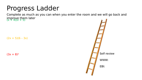 Expanding double brackets - full lesson | Teaching Resources