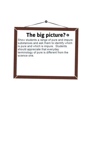 AQA GCSE 9-1 Trilogy Science Chemical Analysis L1 - Pure and Impure ...