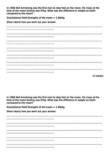 AQA Forces Topic | Teaching Resources