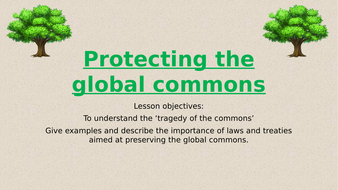 Global Systems and Governance - Lesson 17 - Tragedy of the Commons ...