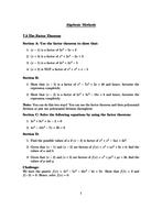 A-level Maths- Algebraic Methods | Teaching Resources
