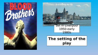 Blood Brothers Resources for GCSE English Literature | Teaching Resources