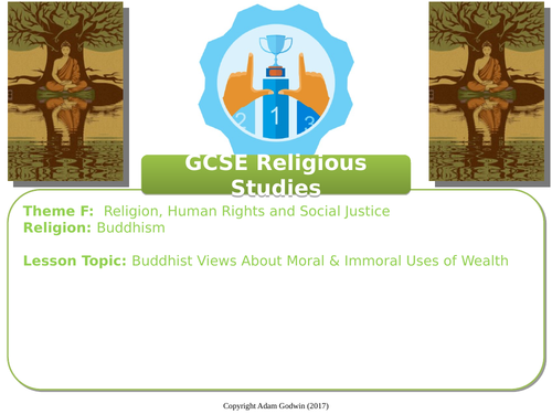 Uses of Wealth - Buddhist Views (GCSE RS - Buddhism - Human Rights ...