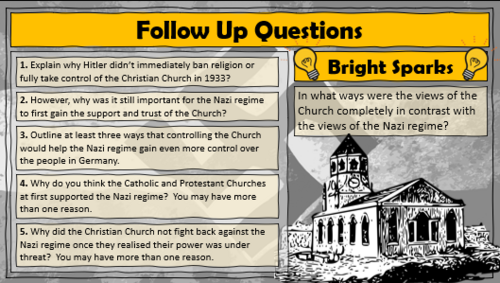 Nazi Control of Religion Church - Weimar & Nazi Germany - GCSE History ...