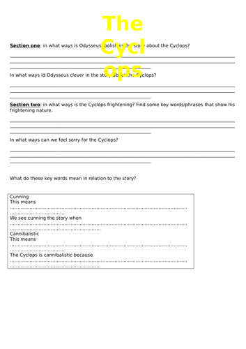 Percy Jackson and Greek Mythology | Teaching Resources