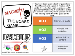 Macbeth the board game! | Teaching Resources