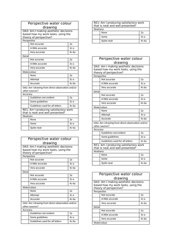 KS3 Art & Design: AFL checklist and vocabulary Term 2 | Teaching Resources