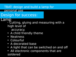 KS3 Design and Technology AFL checklist and vocabulary Term 2 ...
