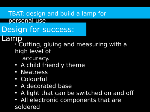 KS3 Design and Technology AFL checklist and vocabulary Term 2 ...