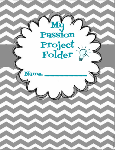 Passion Project Student Activity Folder | Teaching Resources