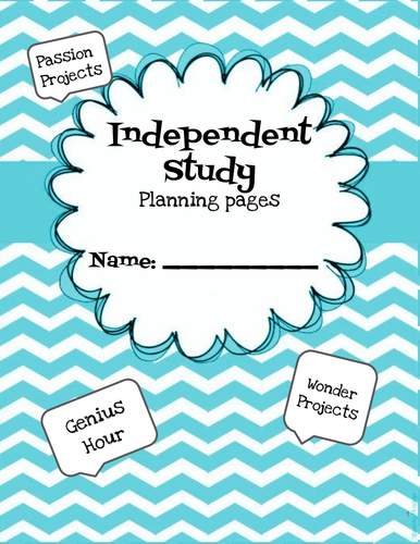 Independent Study Student Notebook | Teaching Resources
