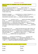 Mes dernières vacances (le passé composé) - reading, gap fill, speaking ...