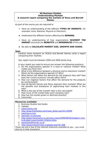 A Level Business Theme 1 Bundle: Marketing and People | Teaching Resources