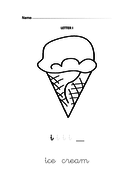 Learning letter i for ice cream - Nursery and Reception students ...